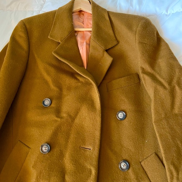 Jackets & Coats | Mens Tan Peacoat | Poshmark